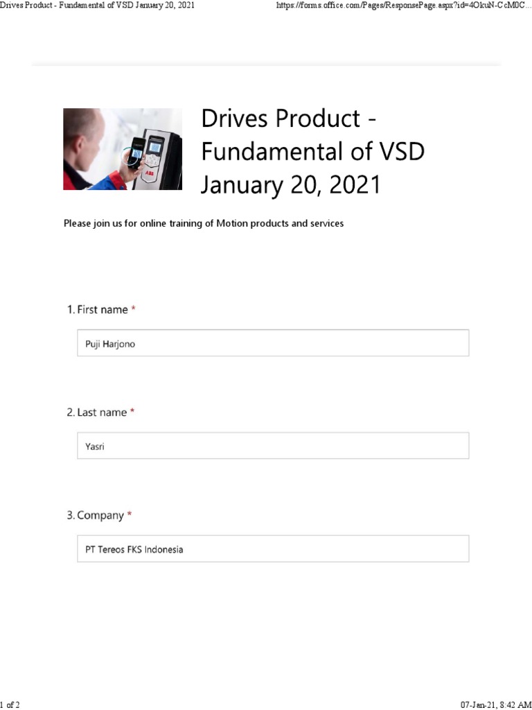 Drives Product - Fundamental of VSD January 20, 2021 | PDF | Technology ...