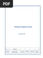 Construction Project Quality Plan (PQP) | PDF | Quality Assurance ...