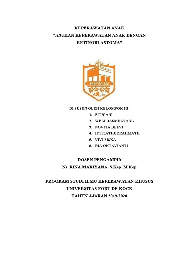 Kep. Anak Retinoblastoma | PDF | Kesehatan Holistik | Sains & Matematika