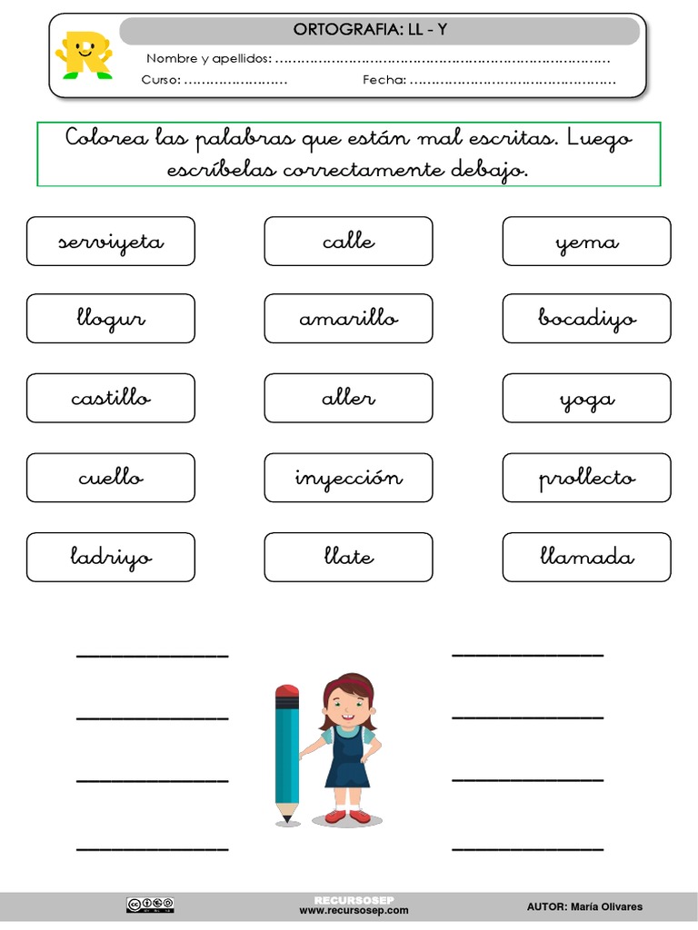 Ortografia LL y | PDF