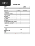 CHeck List Pulidora | PDF