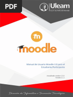 Manual Ambiente de Aprendizaje Virtual CUAM | PDF | Blog | Moodle