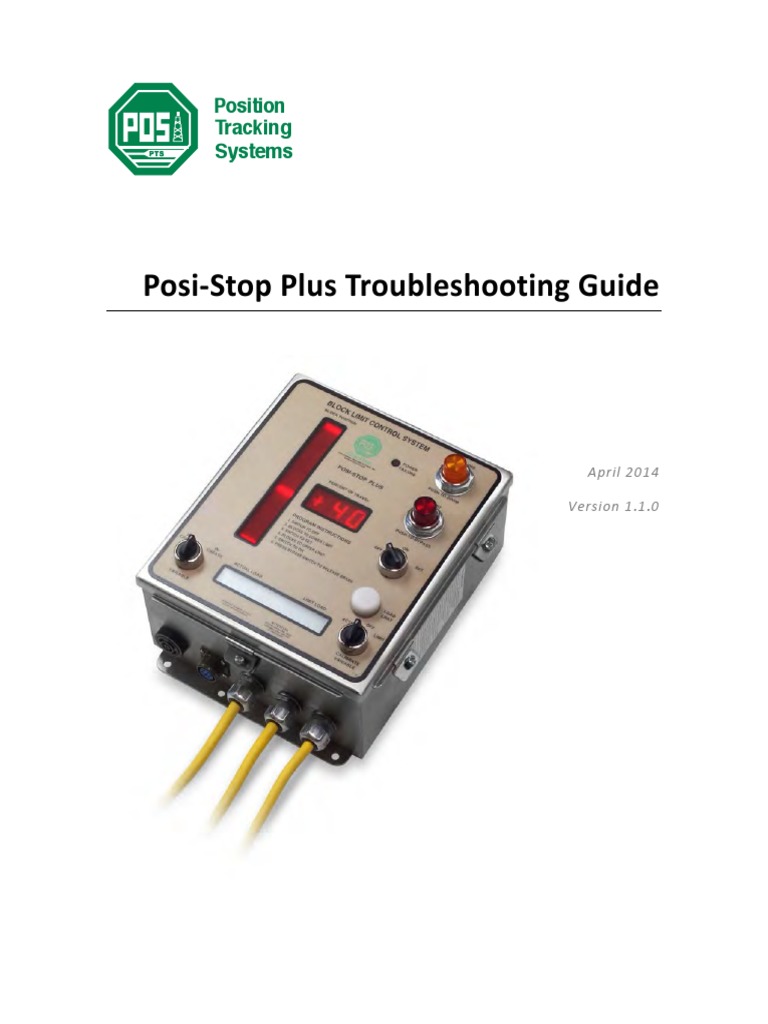 Posi Stop Plus Troubleshooting Guide | PDF | Switch | Fuse (Electrical)