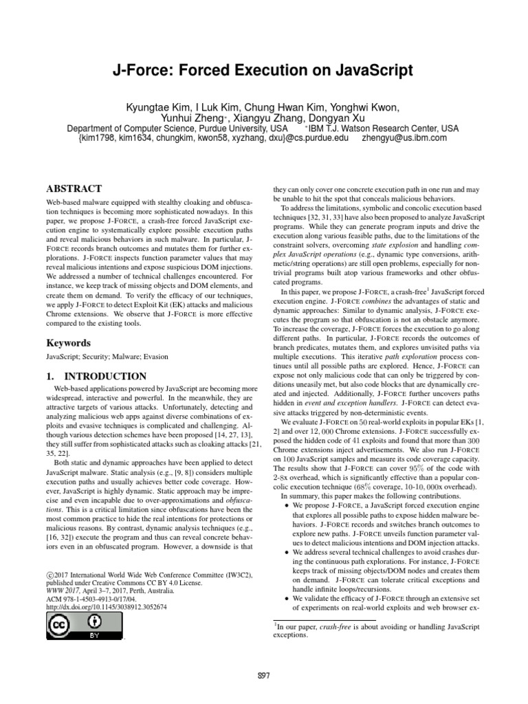 Jforce | PDF | Java Script | Malware