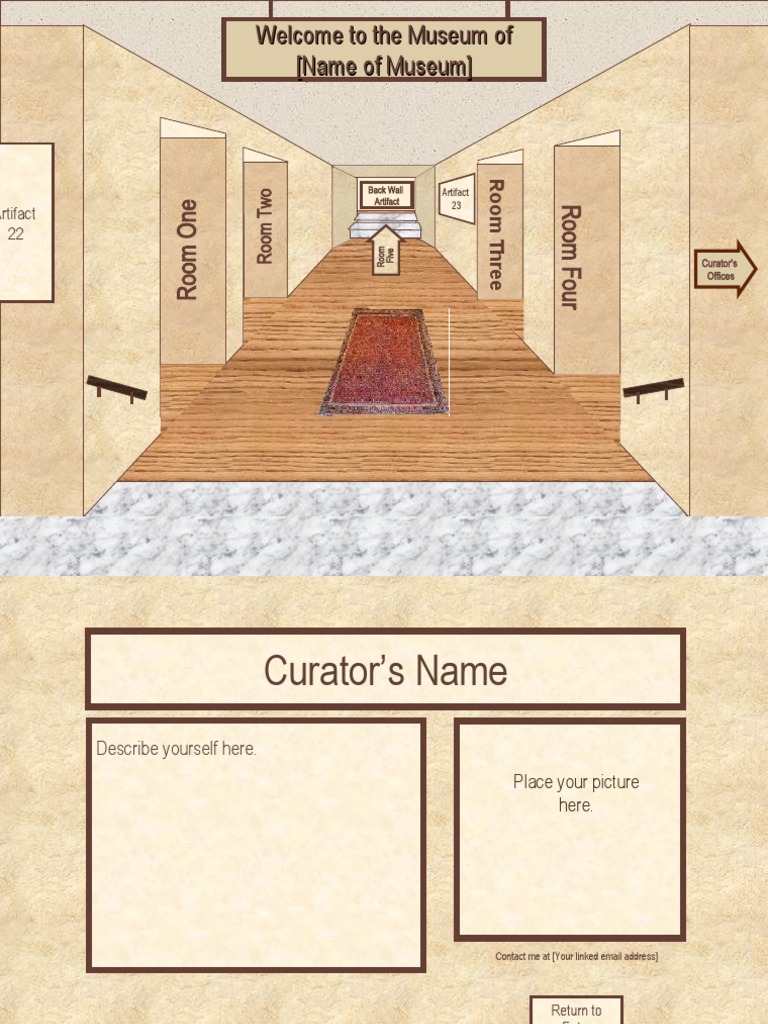 Museum Entrance: Welcome To The Museum of (Name of Museum) | PDF ...