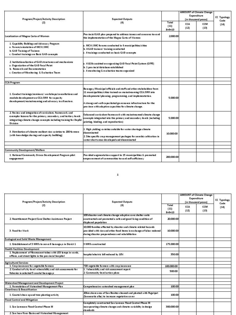 002b - Sample AIP For CCET Exercise | PDF | Economics Of Climate Change ...