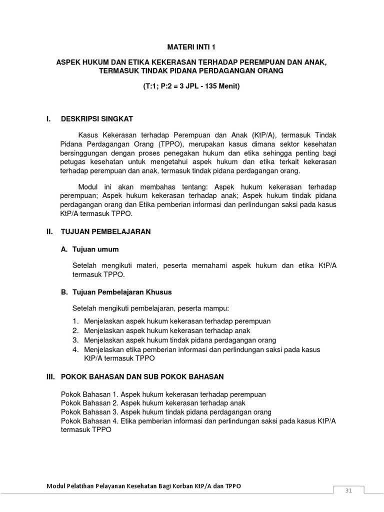 MI 1 Aspek Hukum Dan Etik KtPA Termasuk (Hlmn. 31-44) | PDF | Ilmu Sosial