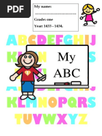 Alphabet: Ei Bi Ci Di I Ef | PDF