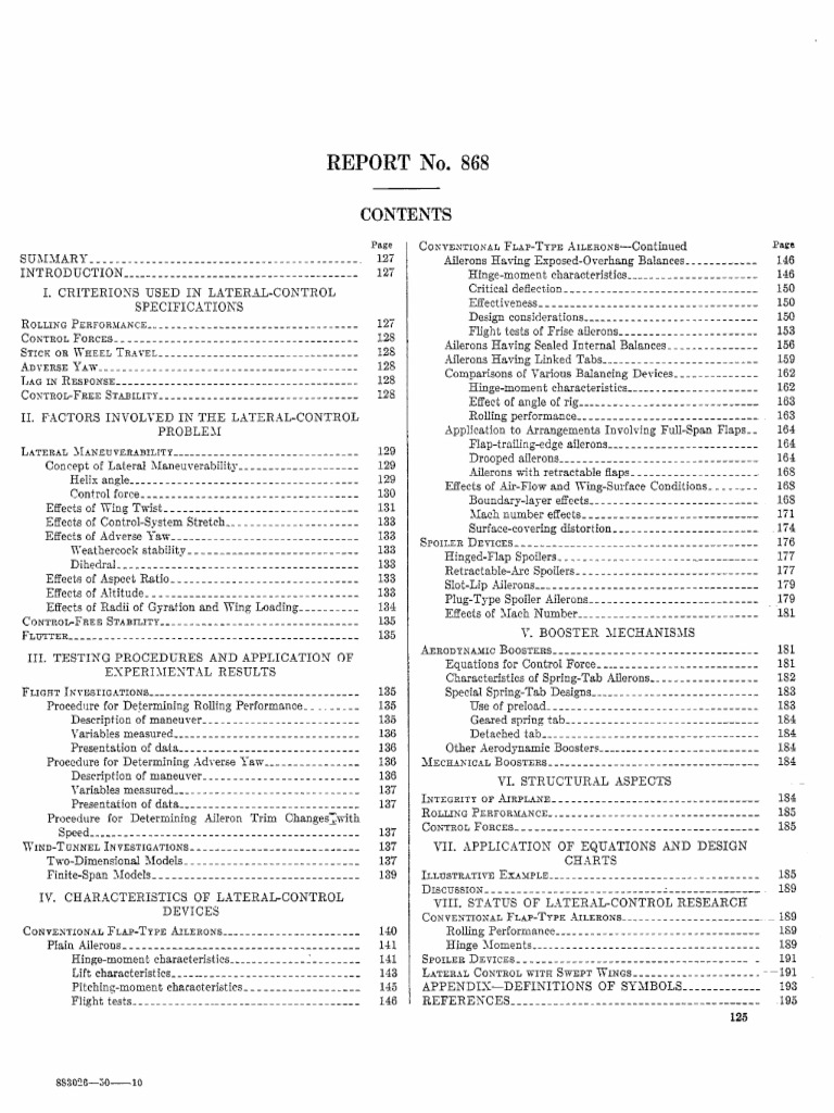 Naca Report 868 | PDF