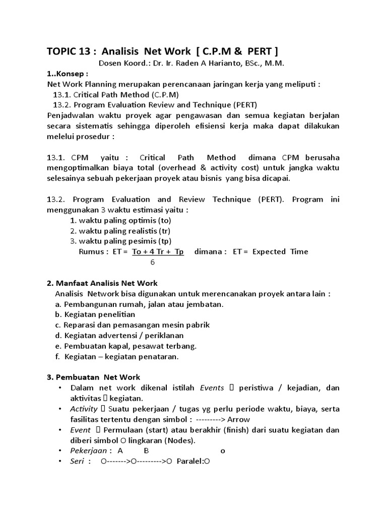 Topik 13 Analisis Network | PDF | Komputer | Teknologi & Rekayasa