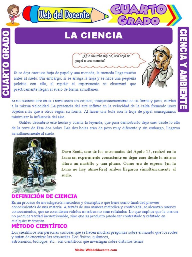 La Ciencia para Cuarto Grado de Primaria | PDF | Huevo como alimento ...