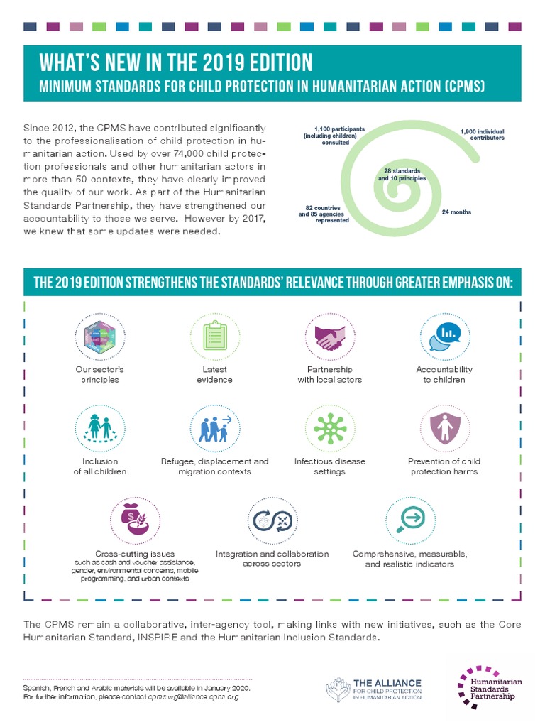 2019 Cpms - Whats New 2 Pager en Final | PDF | Child Protection | Violence
