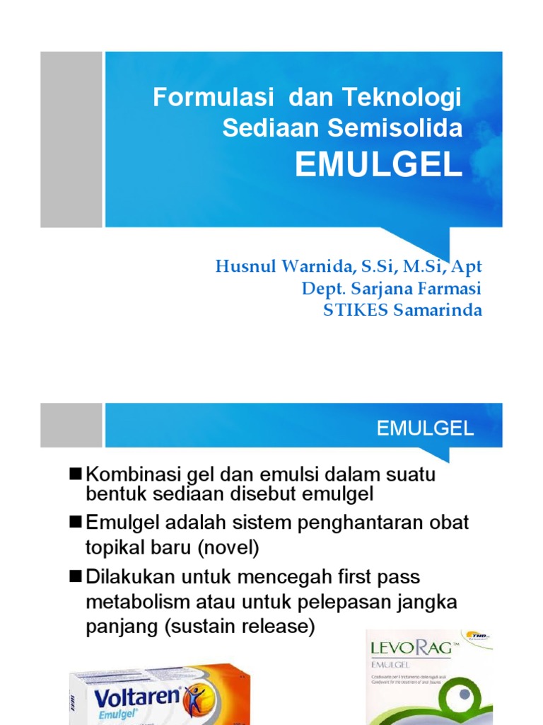 FTS SS Emulgel 1 | PDF