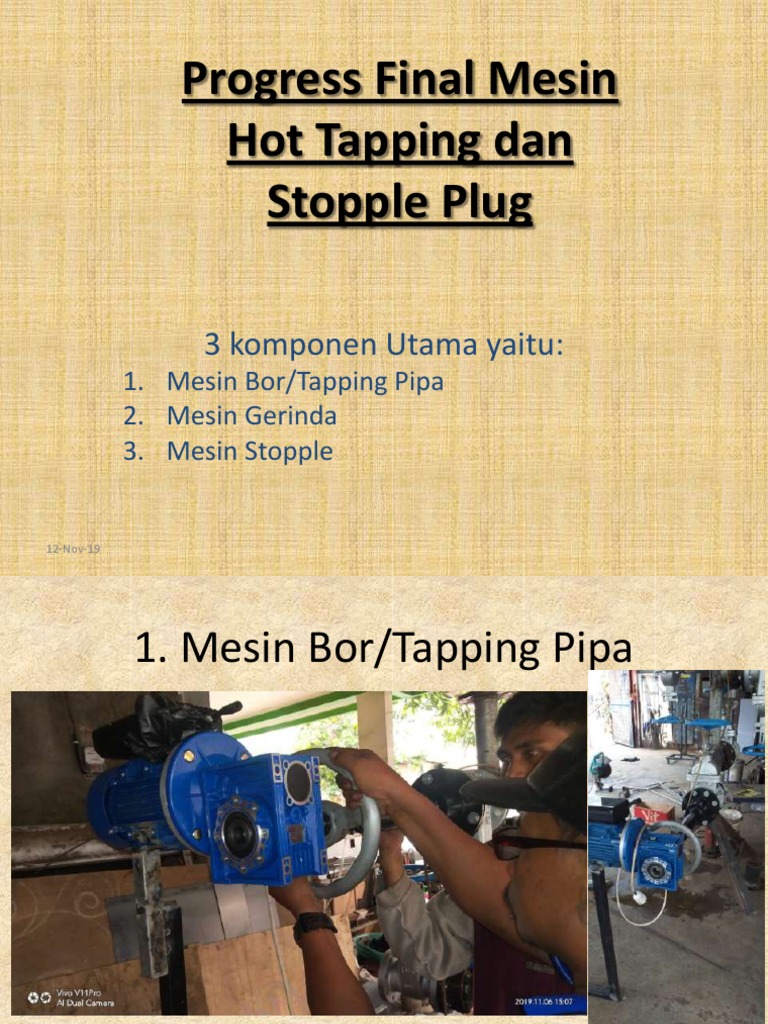 Proses Hot Tapping dan Stopple Plug | PDF