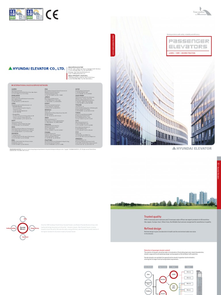 hYUNDAI lIFT | PDF | Elevator | Electric Motor