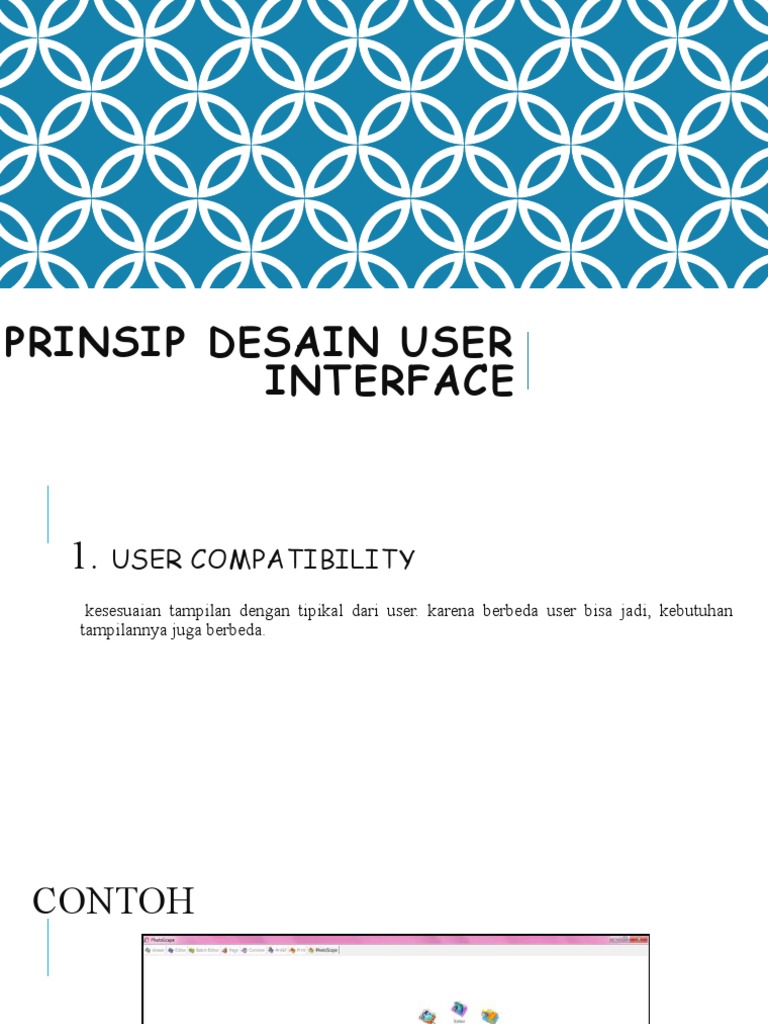Prinsip Desain User Interface | PDF