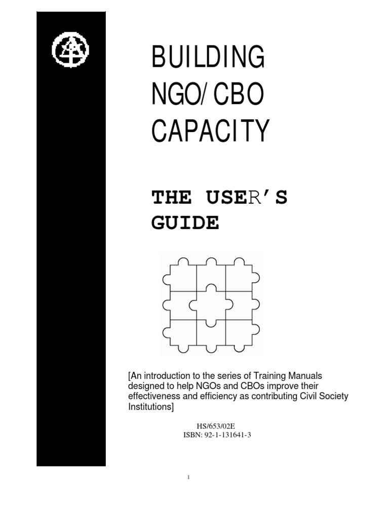 NGO/CBO Capacity Building Guide | PDF | Capacity Building | Non ...