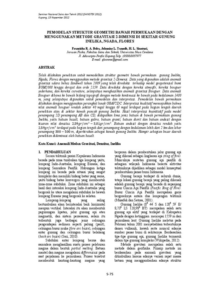 Jurnal Gravitasi 3 | PDF | Metode & Bahan Ajar | Sains & Matematika