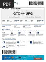Sample Makemytrip Flight Ticket | PDF | Mobile App | Identity Document