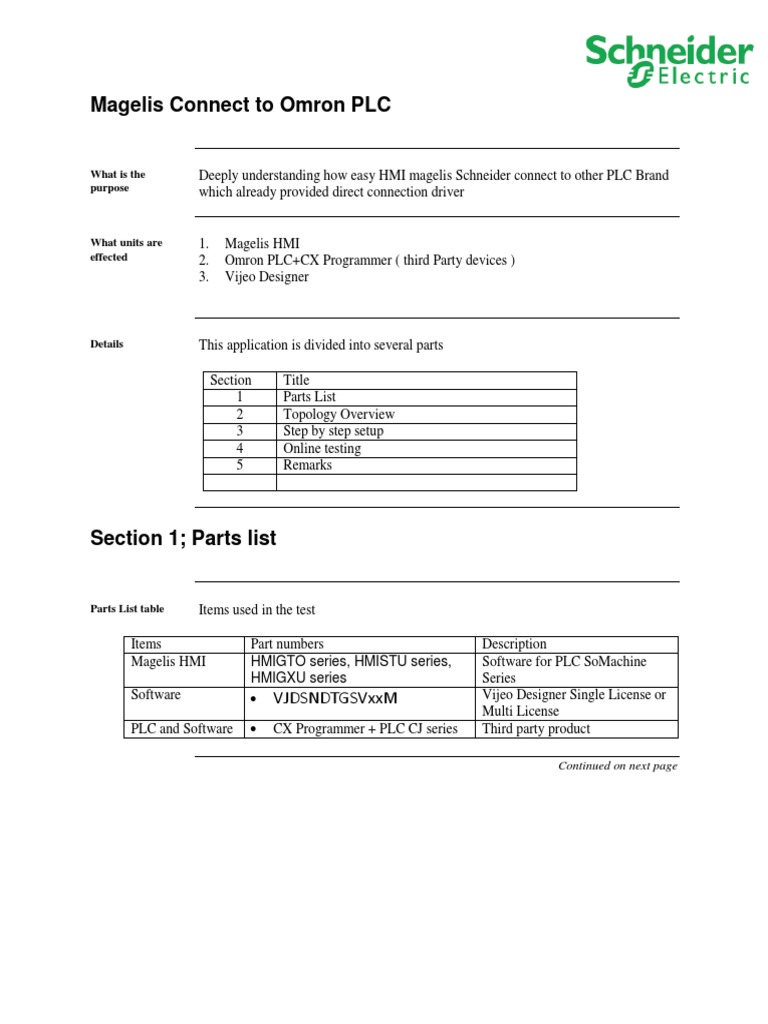 Magelis Connect To Omron PLC | PDF | Programmable Logic Controller | Computer Network