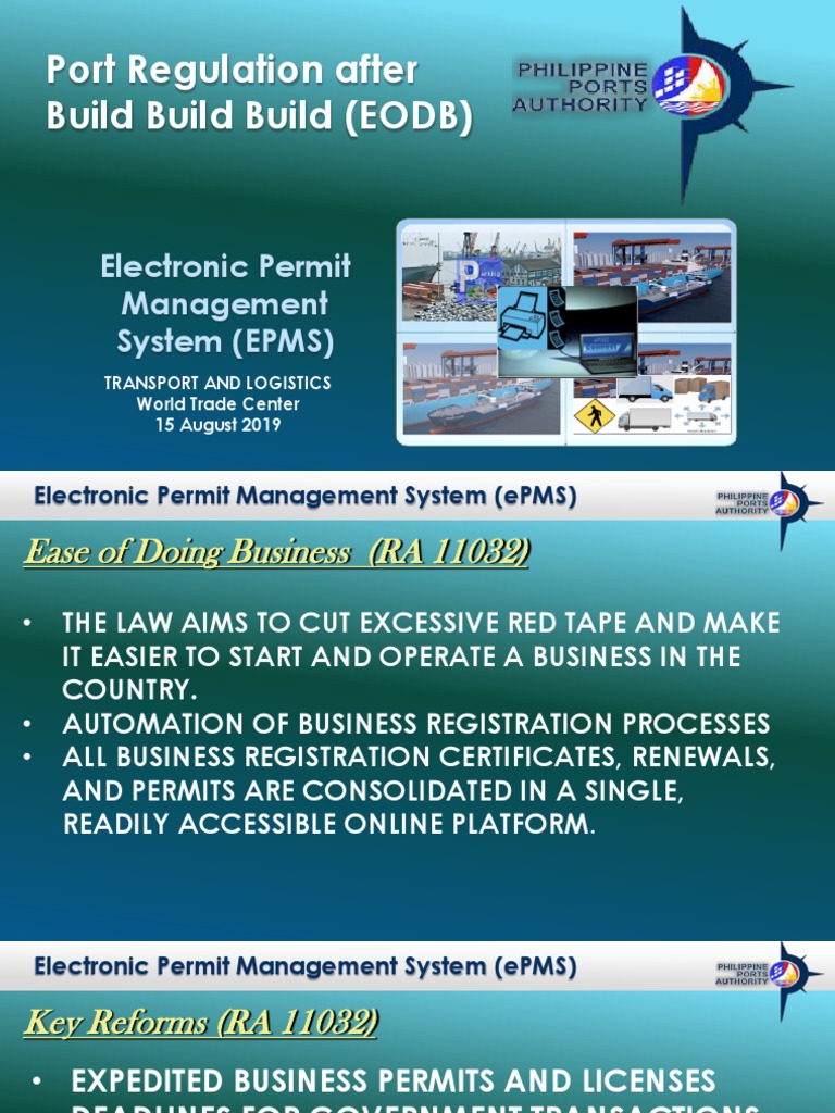 ePMS Registration Process Overview | PDF | Computing | Information ...