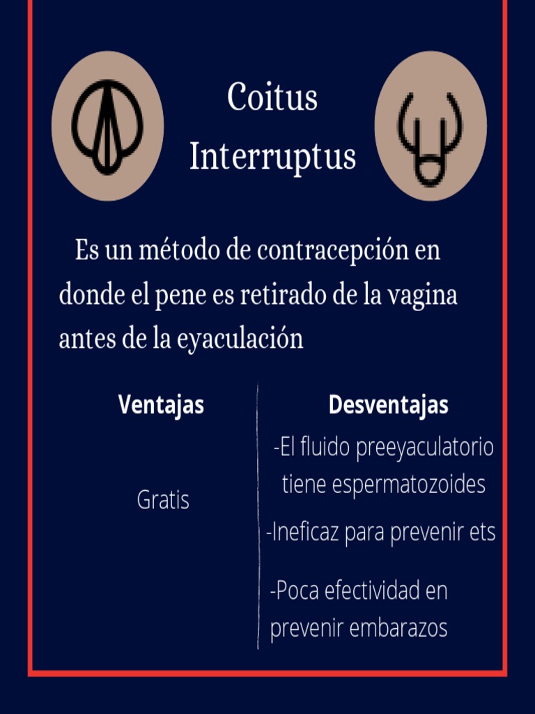 Coitus Interruptus: Pros y Contras | PDF
