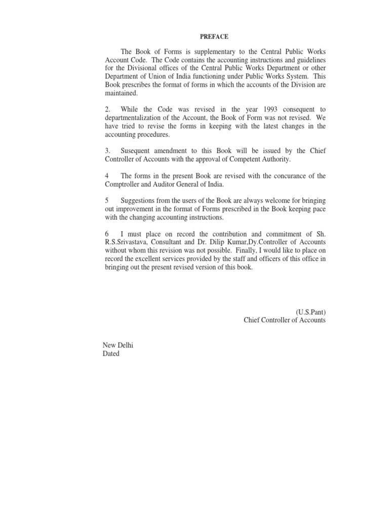 Book of Forms CPWD | PDF | Payments | Cheque