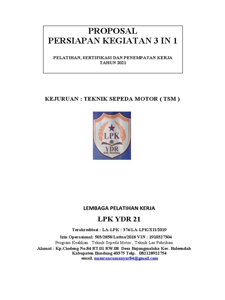 PROPOSAL BDI Jakarta | PDF