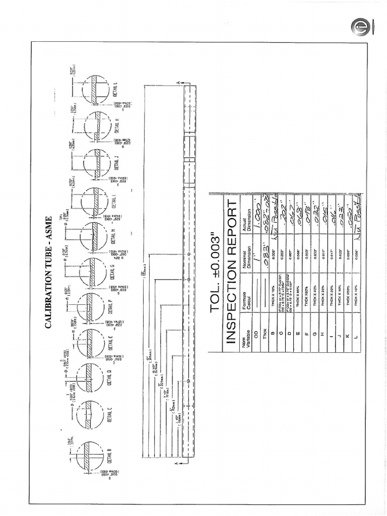 Calibration Tube - Ect | PDF