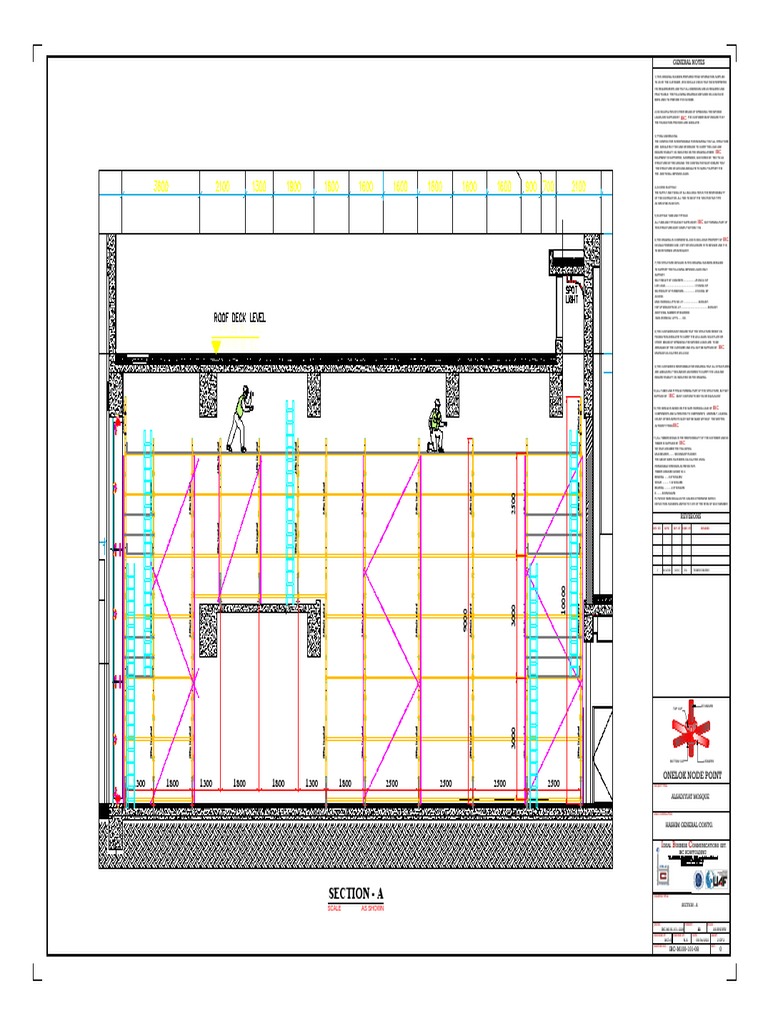 Ibc m100 101 01 Alsadiyiat Mosque Minaret Access Scaffolding Layout1.Pdf1 | PDF | Scaffolding ...
