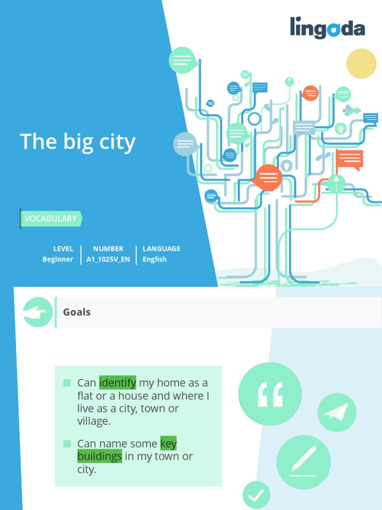 The Big City: Vocabulary | PDF | Adverb | Word
