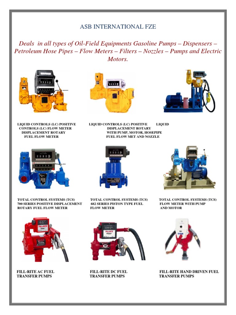 Oil Field Catalogue | PDF