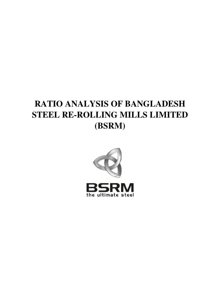 BSRM Ratio Analysis FInancial Accounting | PDF | Equity (Finance ...