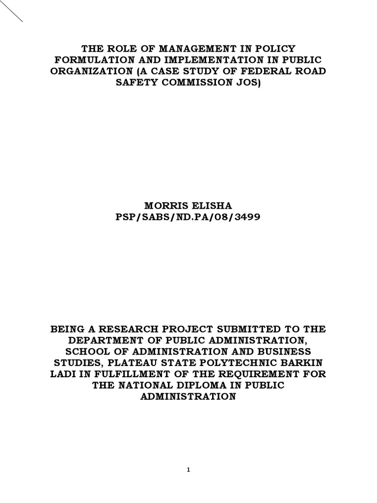Management's Role in Policy Implementation | PDF | Policy | Motivation