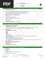 Sample MSDS - Coking Coal (SDS SGS) | PDF | Firefighting | Dangerous Goods