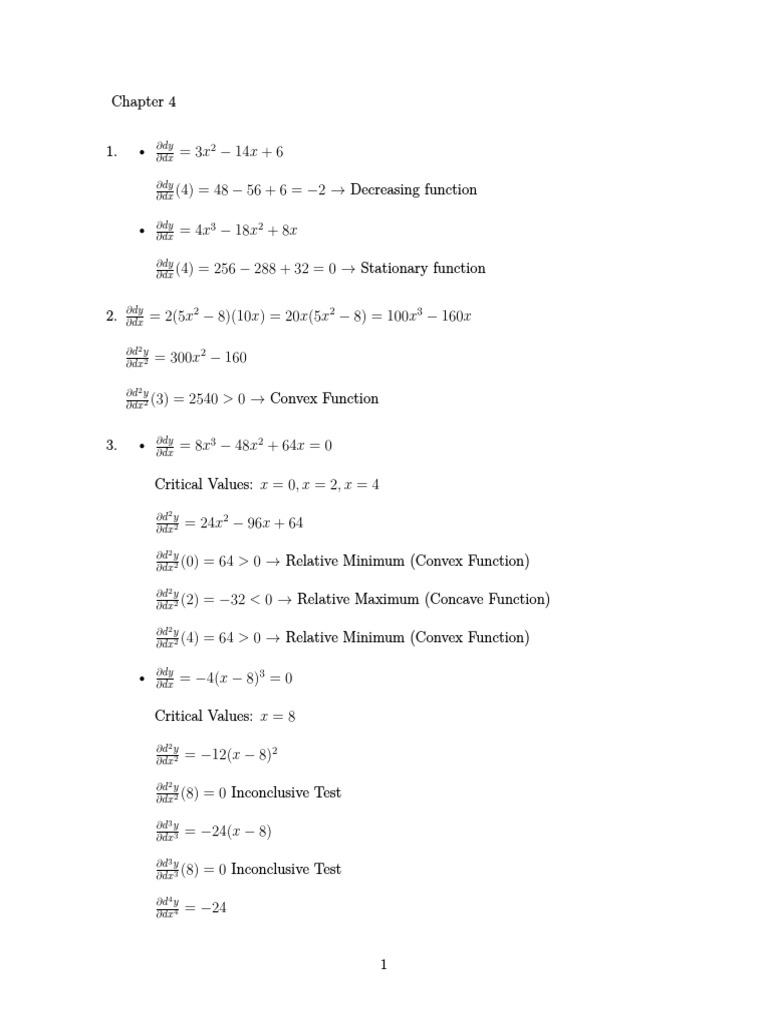 Chapter 4 - Solutions | PDF | Functional Analysis | Calculus Of Variations