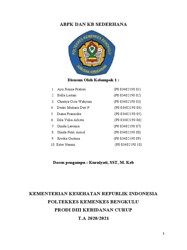 ABPK dan KB Sederhana dalam Kesehatan | PDF