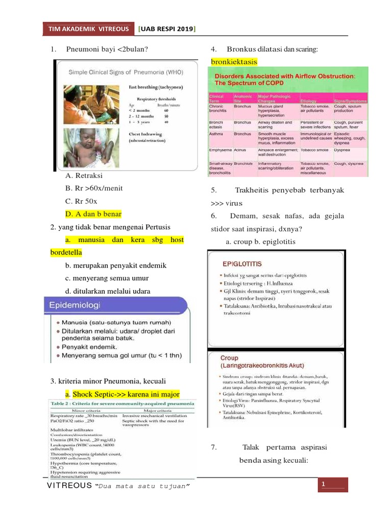 Uab Respi Pembahasan | PDF