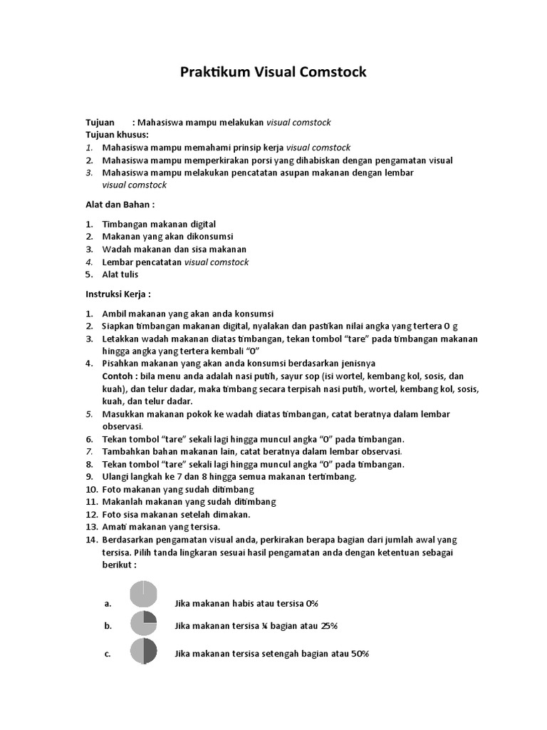 Praktikum Visual Comstock | PDF