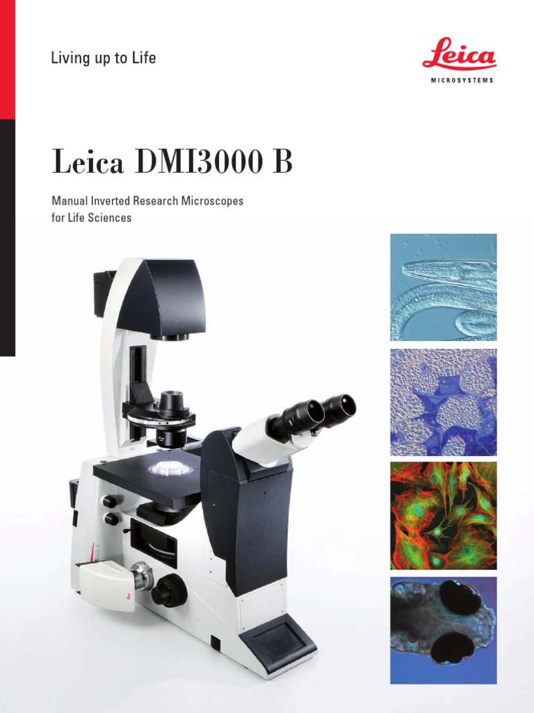 Leica DMI3000 B: Manual Inverted Research Microscopes For Life Sciences ...