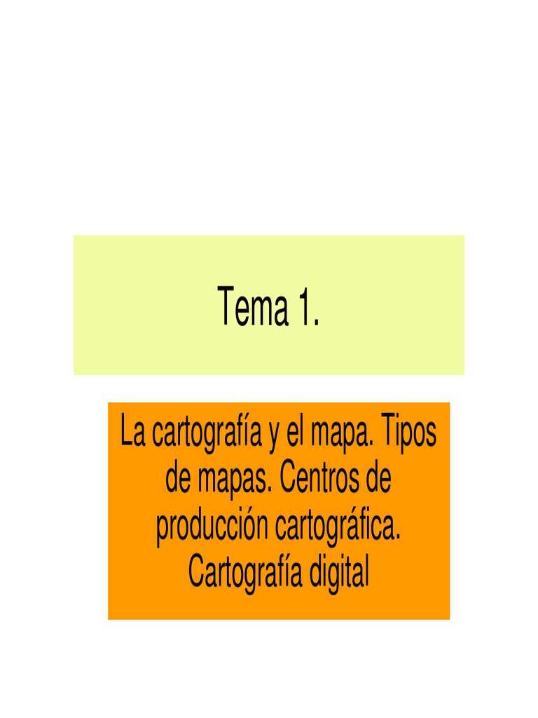 Mapa Topográfico: Tipos y Simbología | PDF | Cartografía | Mapa