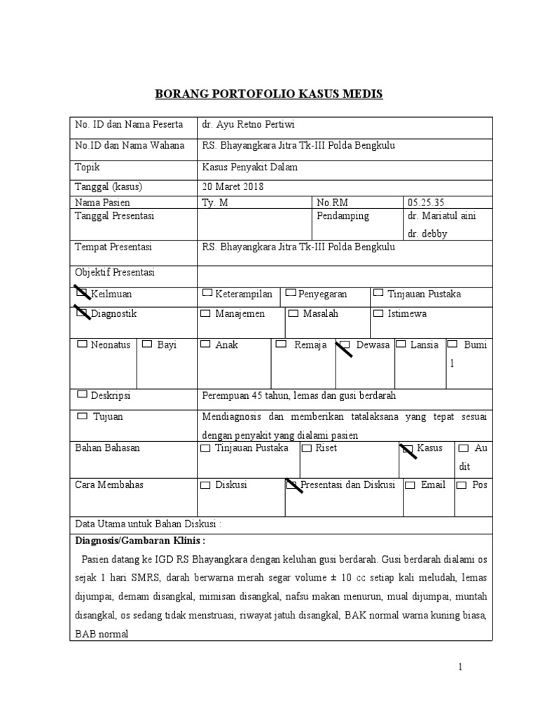 Portofolio Itp | PDF