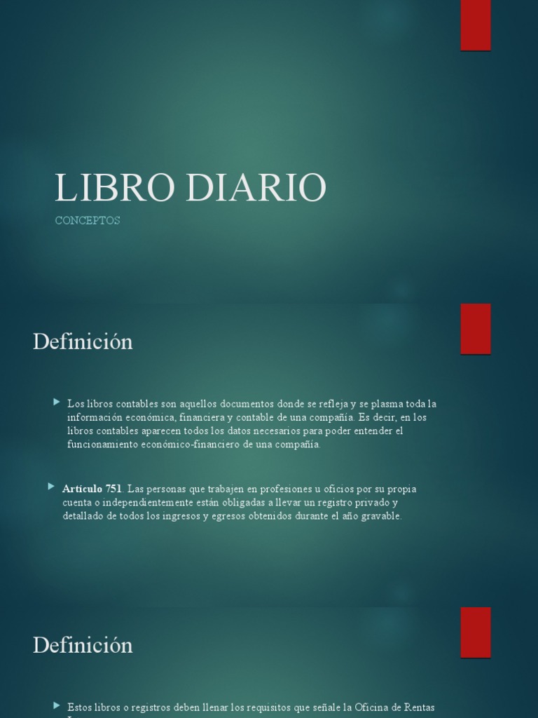 LIBRO DIARIO Contabilidad 10º II Trimestre | PDF | Contabilidad ...