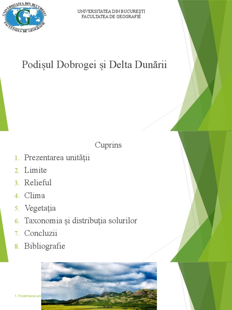Pod. Dobrogei Și Delta Dunării | PDF