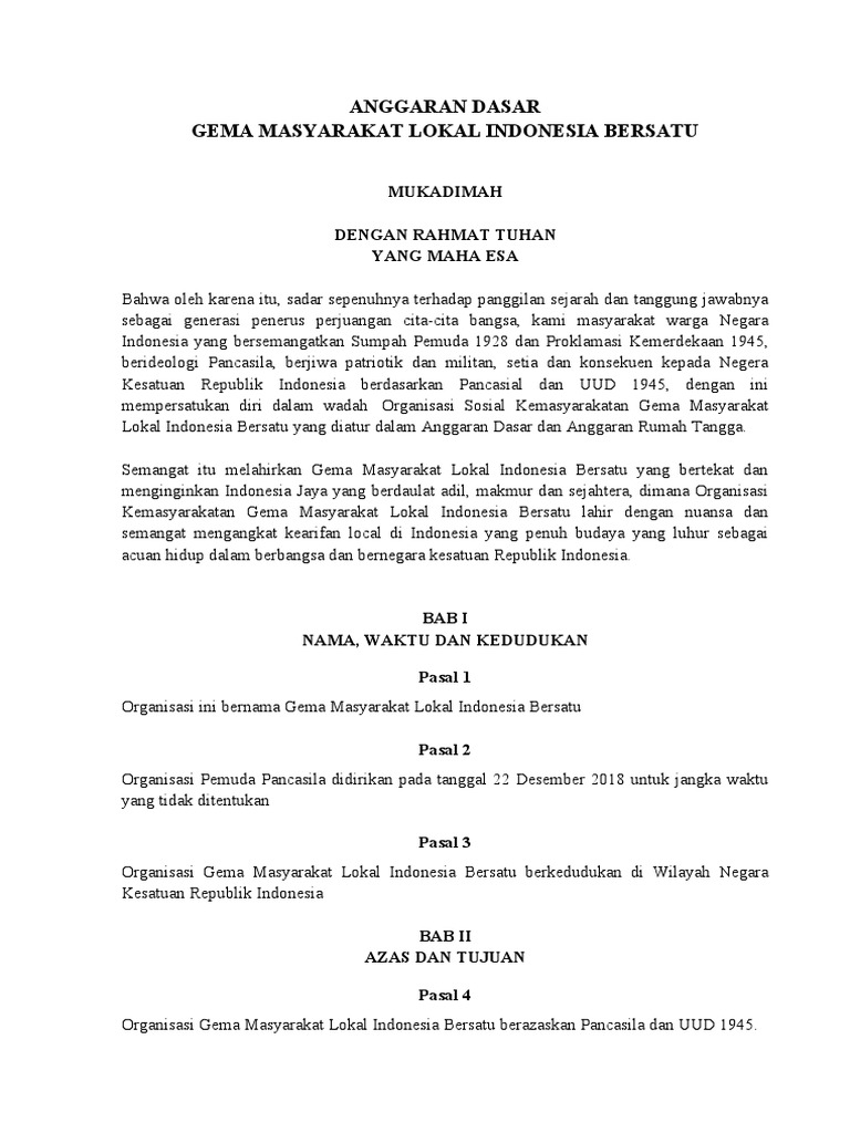 Ad GML Indonesia Bersatu | PDF