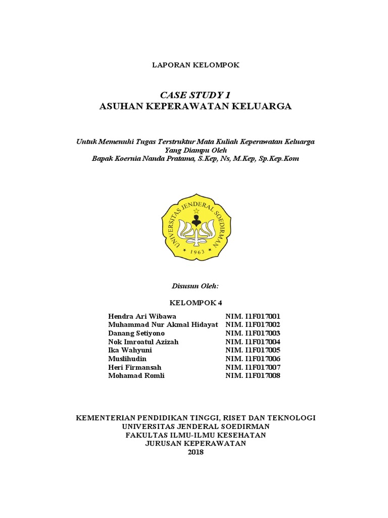 Asuhan Keperawatan Keluarga Bapak J | PDF