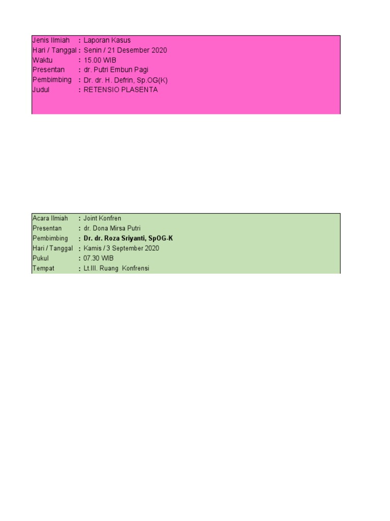 (Form) Label Format Ilmiah | PDF