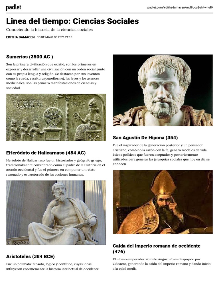 Linea Del Tiempo Ciencias Sociales | PDF | Era de iluminacion | imperio ...