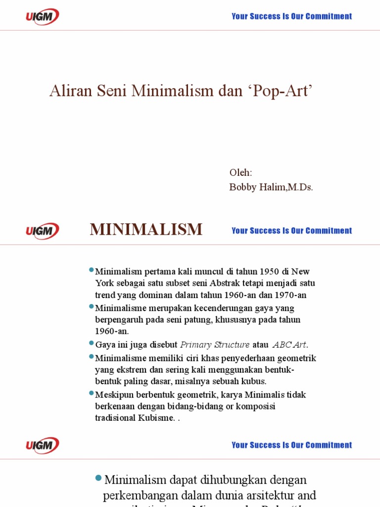 Materi 7 Minimalis-Pop Art | PDF