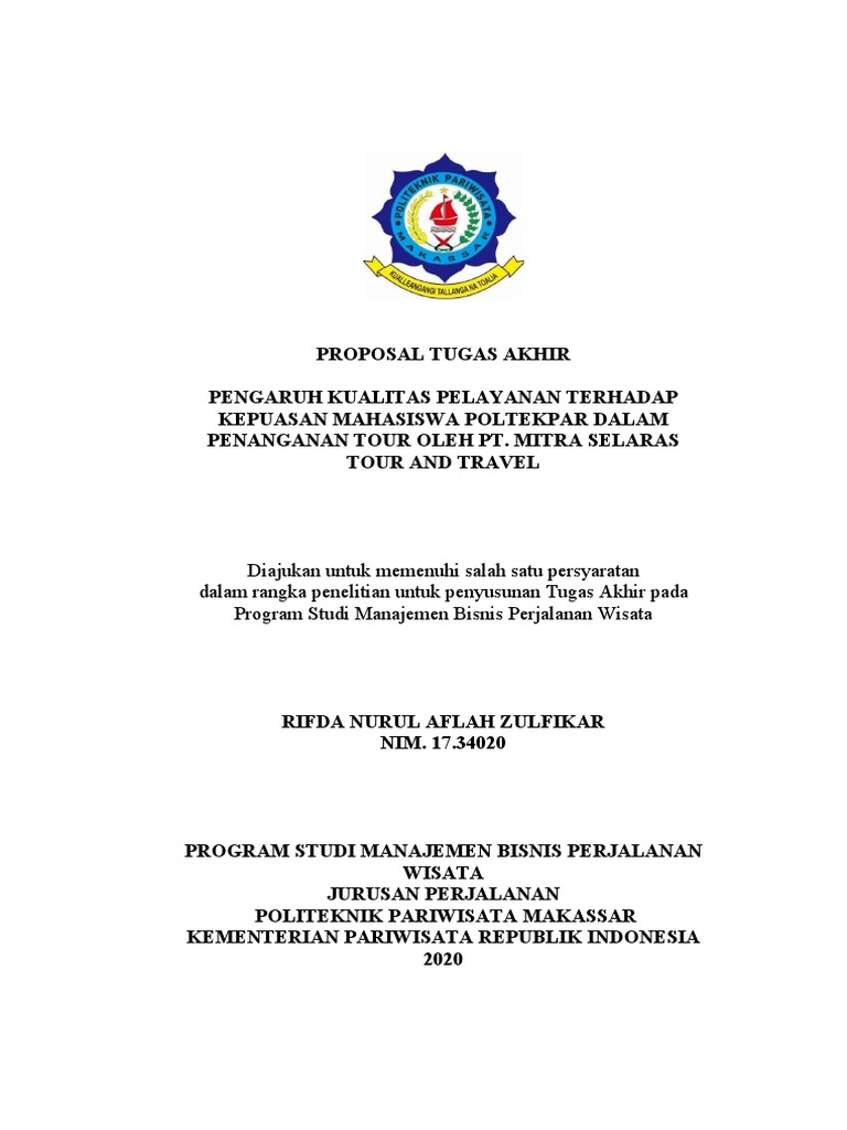 Proposal Tugas Akhir | PDF
